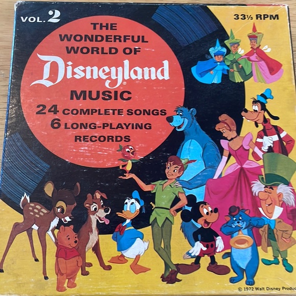 Disney | Other | Vintage The Wonderful World Of Disneyland Music ...